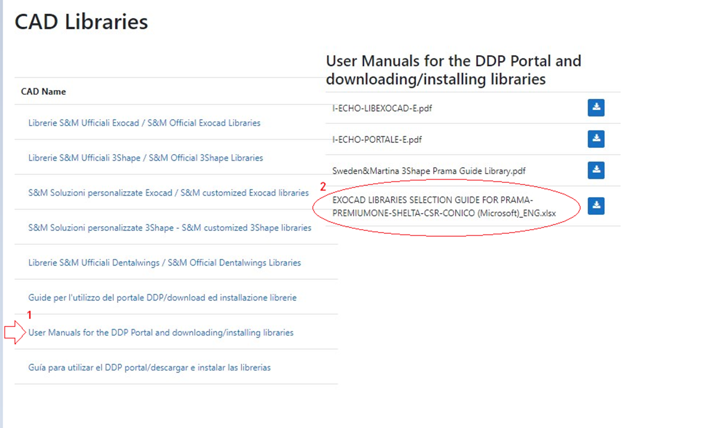 Exocad library selection guide | Sweden & Martina
